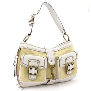 Coach | Bags | Coach Raffia Shoulder Bag | Poshmark